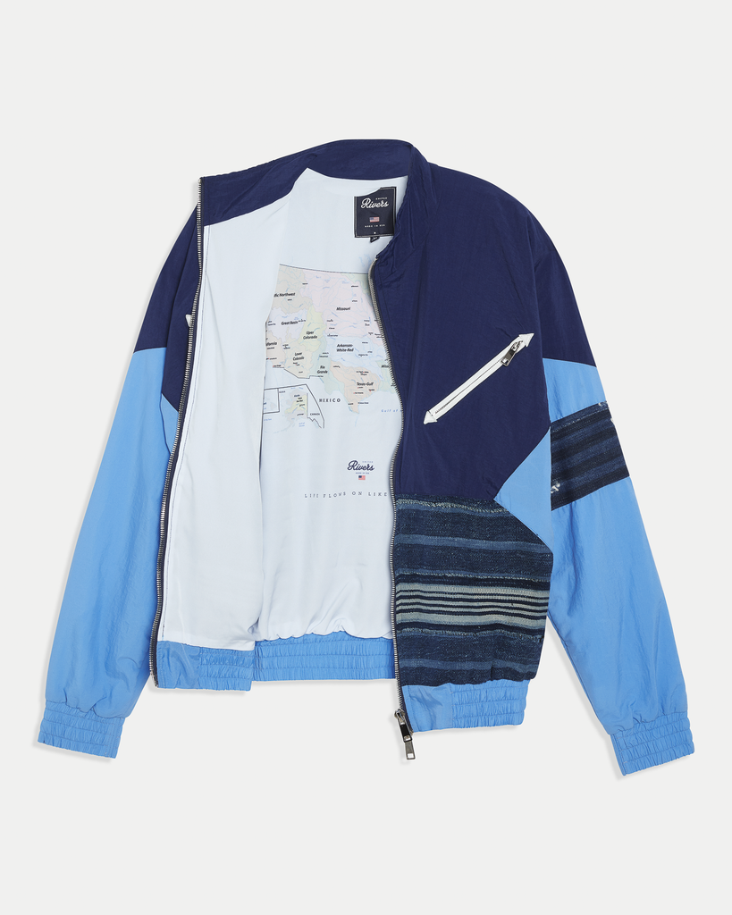 River Tracksuit Jacket | Blue – MASS